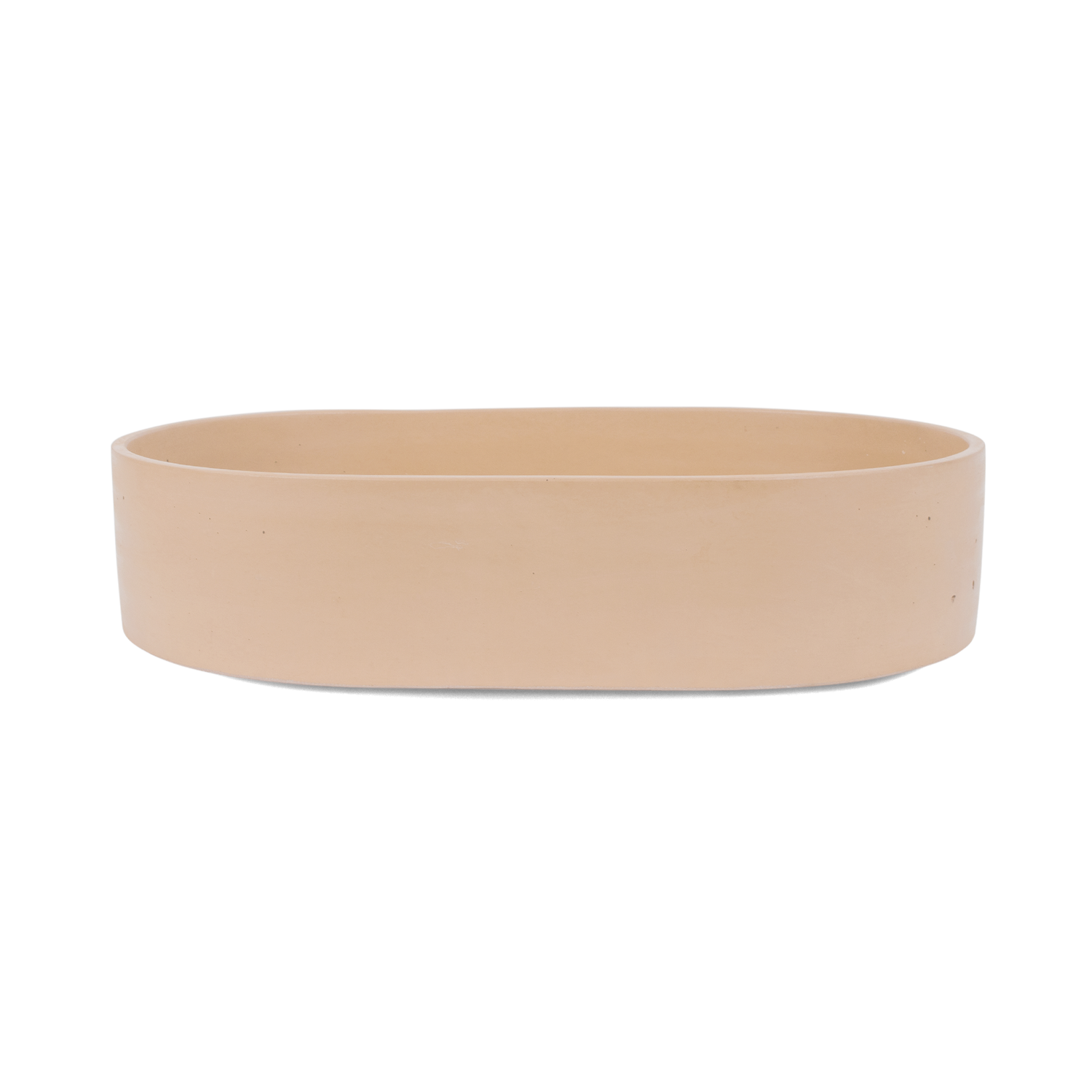 Mini Manhattan Oval Concrete Bathroom Sink – Concretti Designs