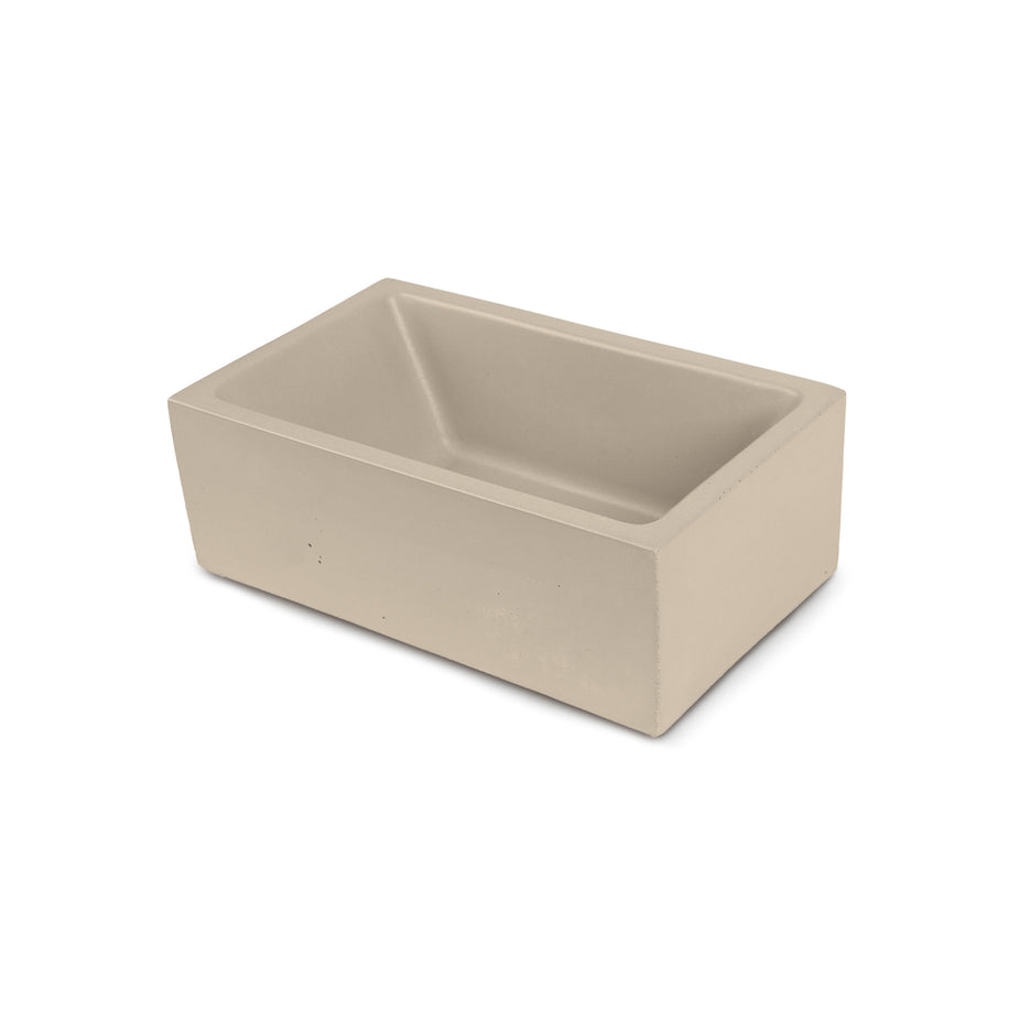 Houston Small Rectangle Powder Room Sink – Concretti Designs