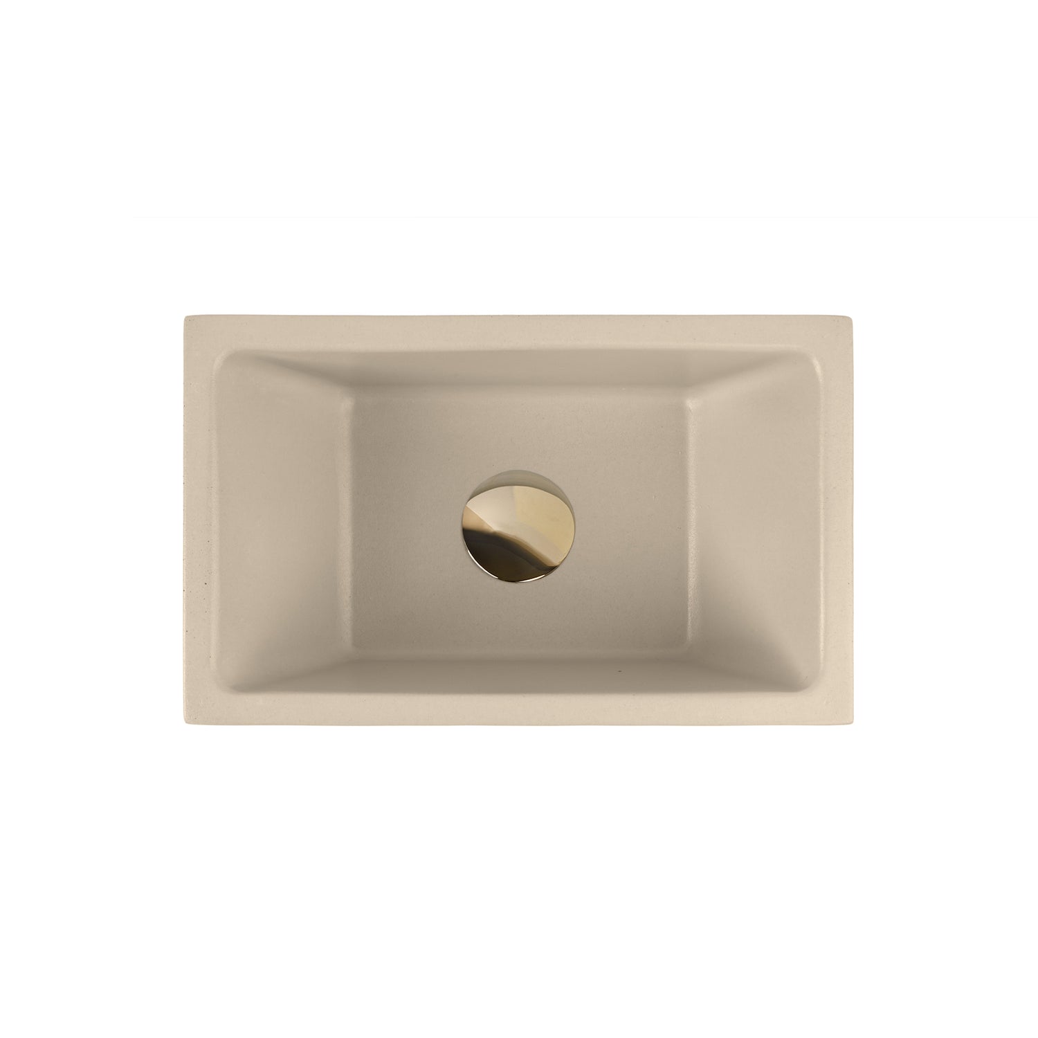 Houston Small Rectangle Powder Room Sink – Concretti Designs