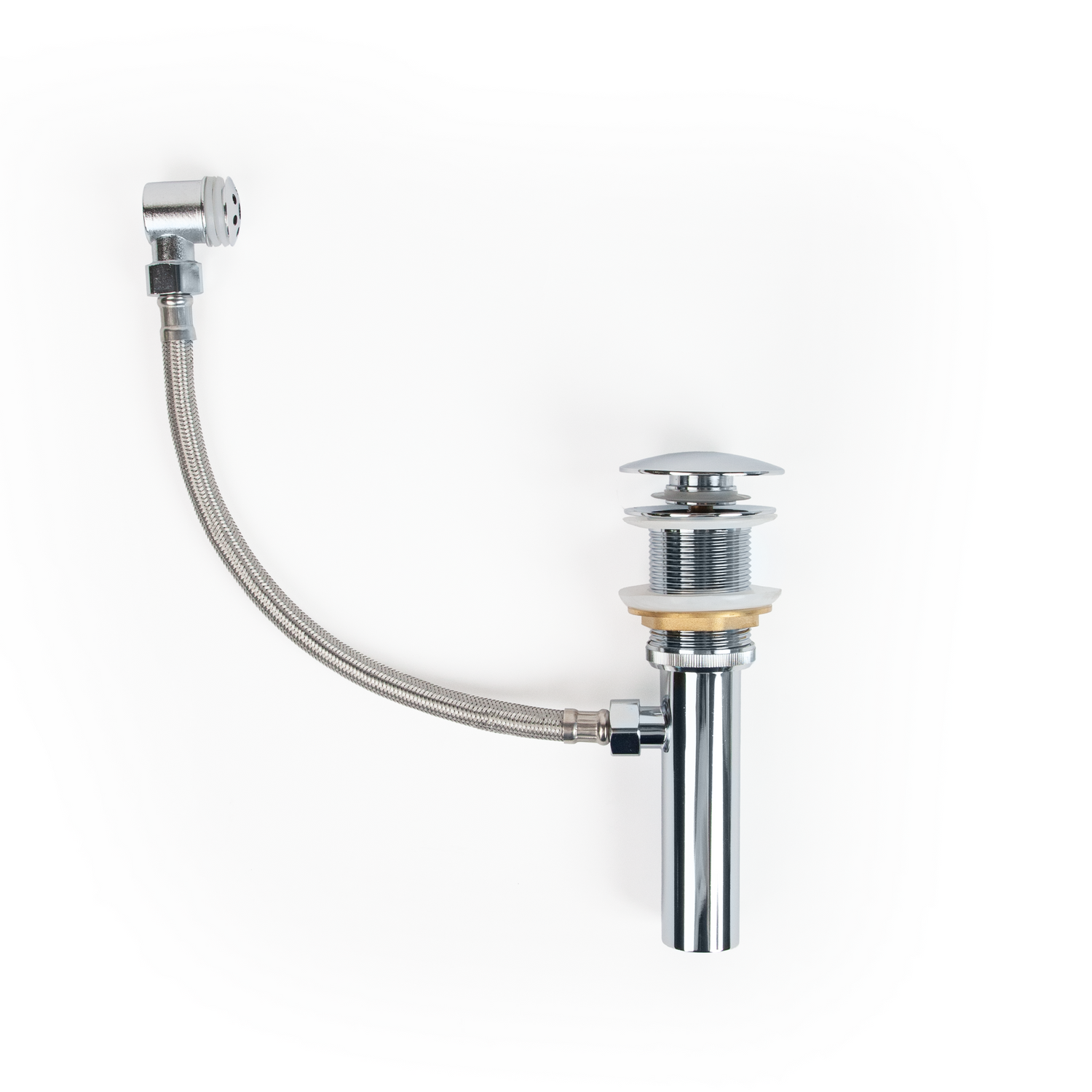 Overflow Push Style Pop-Up Drain – Concretti Designs