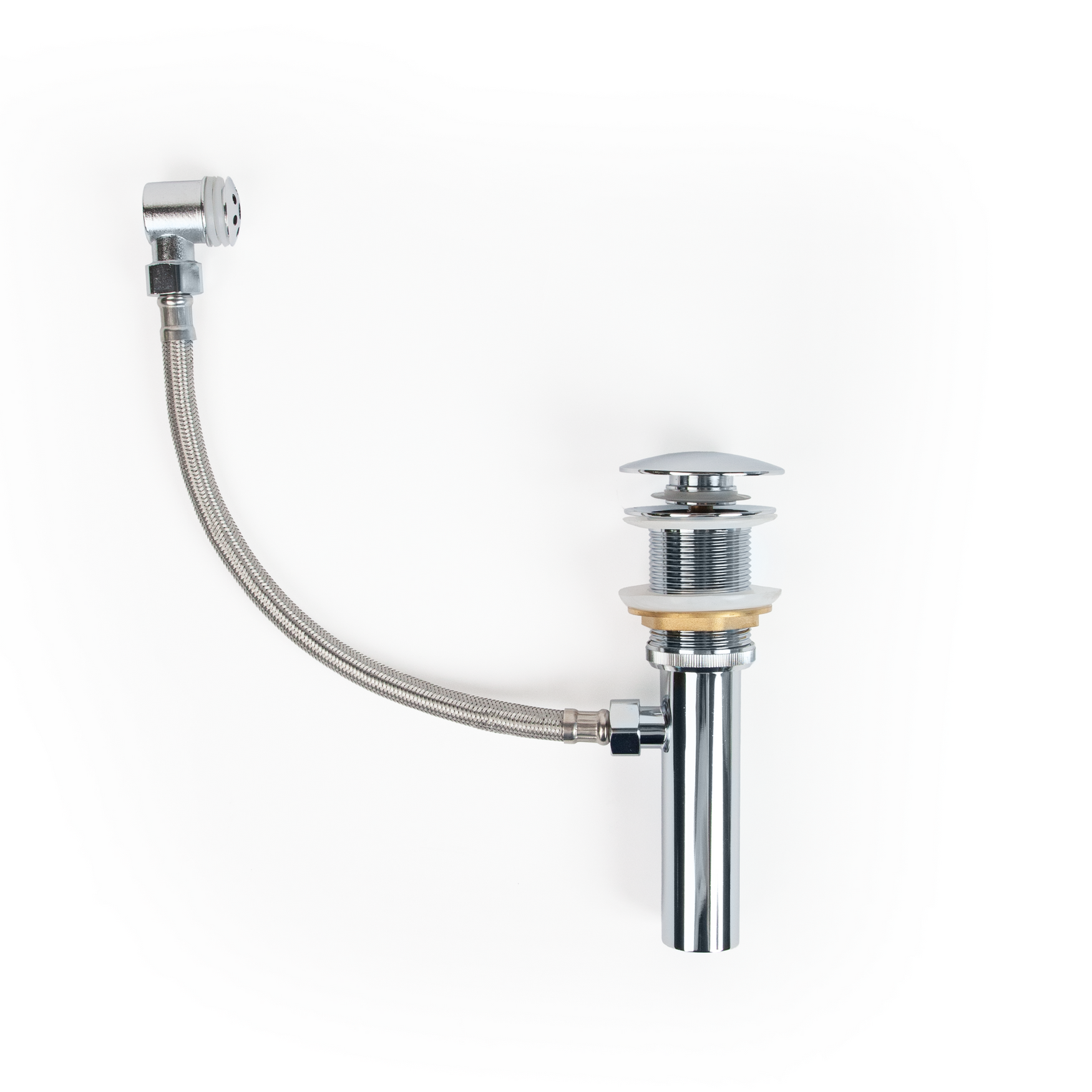 Overflow Push Style Pop-Up Drain – Concretti Designs
