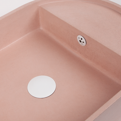Overflow Push Style Pop-Up Drain – Concretti Designs