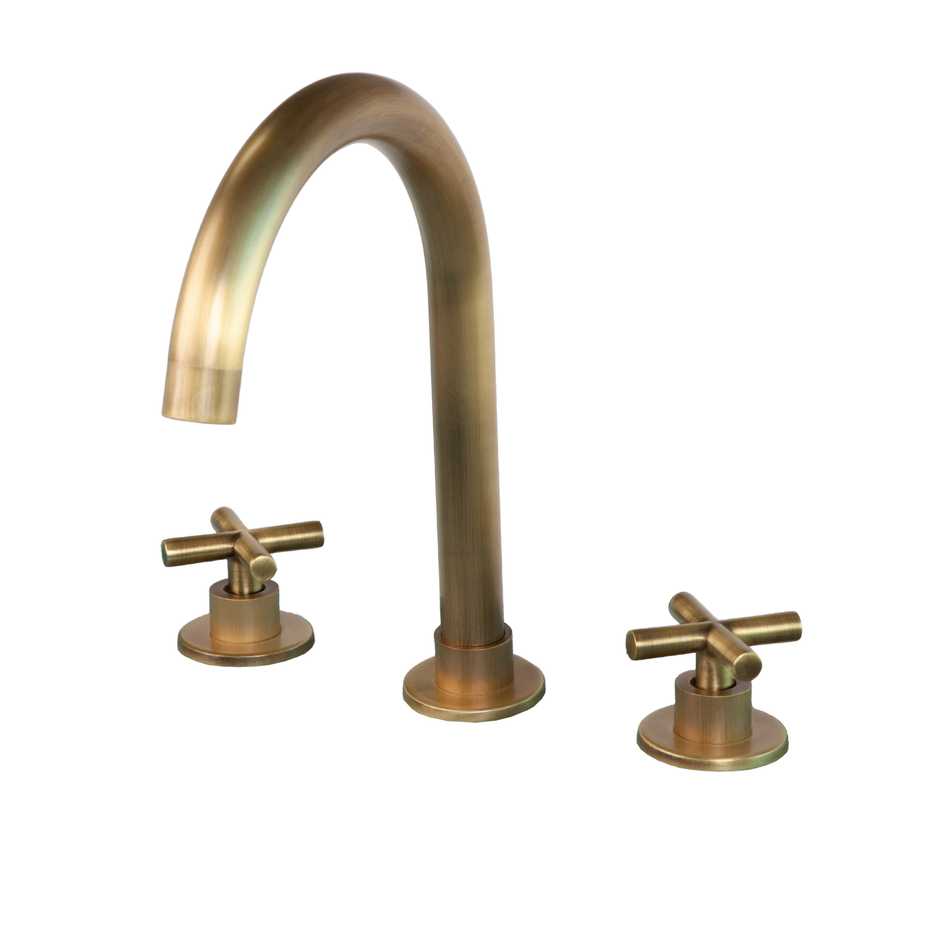 Double Handle Widespread Surface Mount Faucet – Concretti Designs